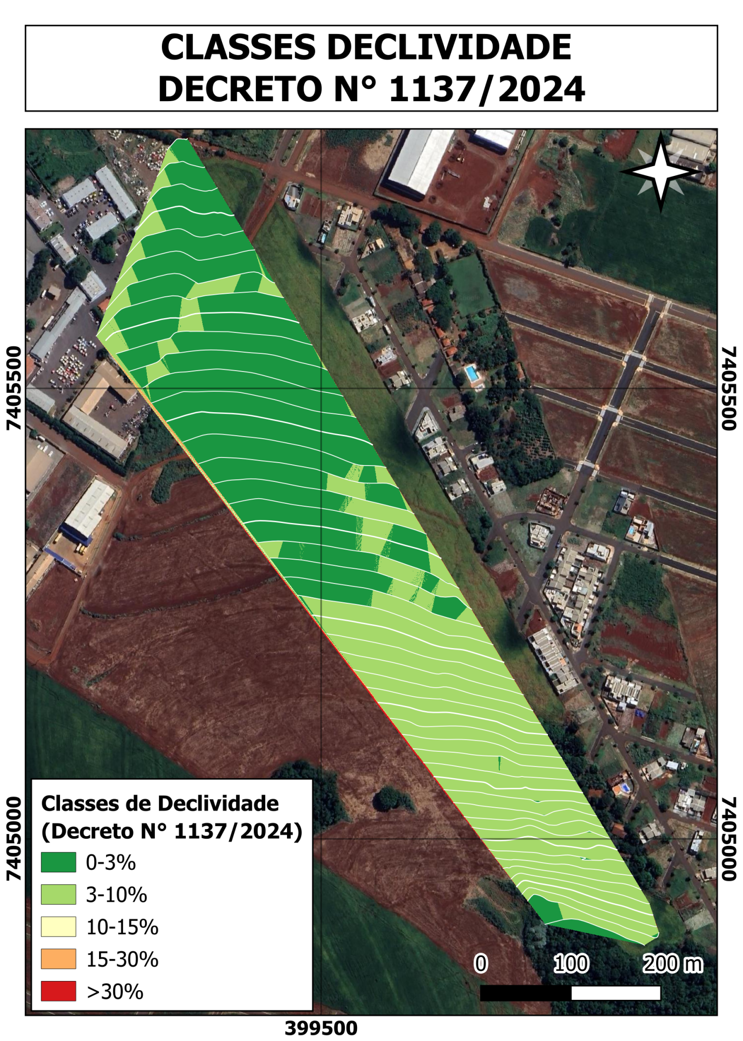 Mapas de declividade no contexto do licenciamento ambiental